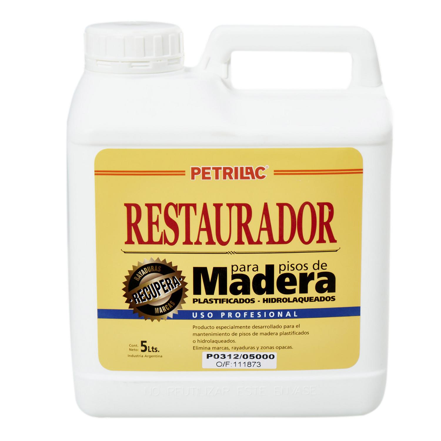 Restaurador de Piso Madera Brillante 5 l Transparente | Sodimac - Falabella