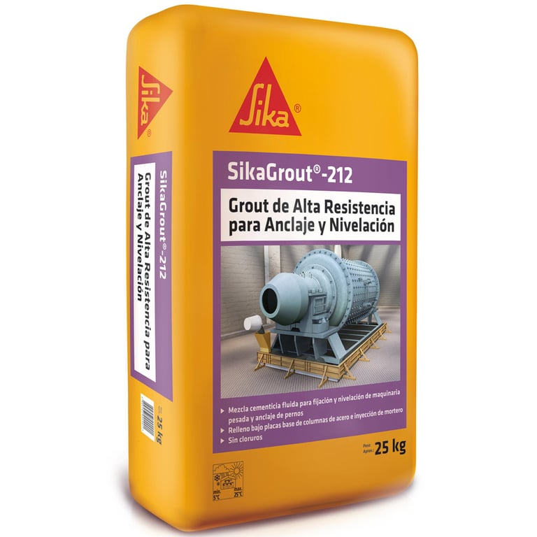 Grout de Alta Resistencia para Anclaje y Nivelación Saco 25 Kg ...
