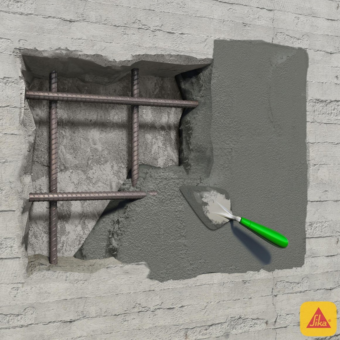 Mortero para Reparación Estructural de Hormigón Sikarep Saco 25 kg ...