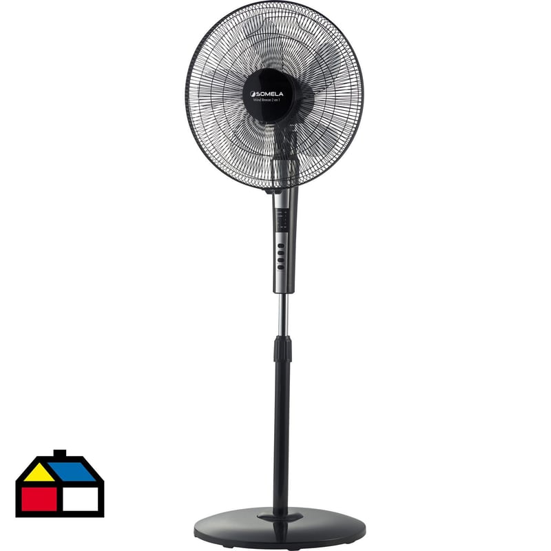 Ventilador de pedestal 16" gris | Sodimac - Falabella