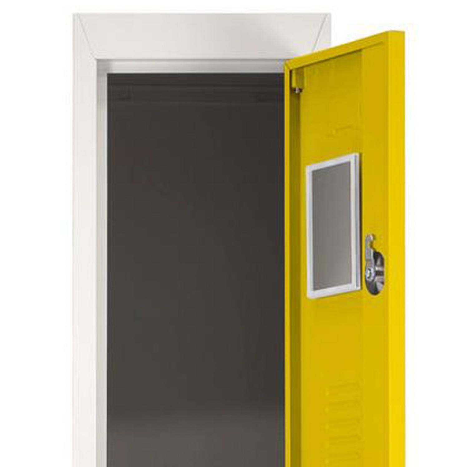 Locker con Portacandado 3 Puerta(s) 50x166x29 cm Amarillo | Sodimac ...