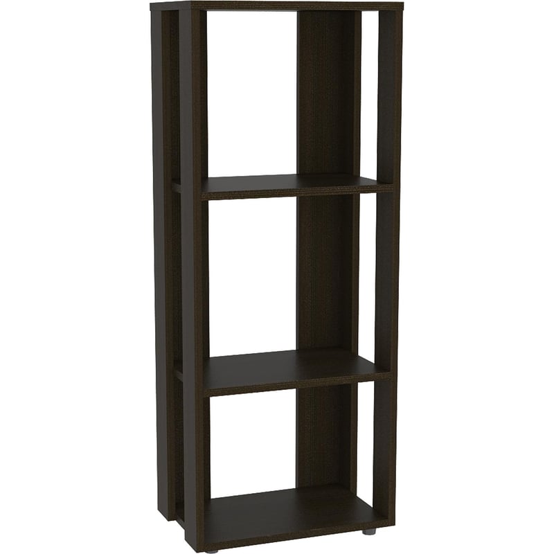 Librero Alaska Madera 3 Nivel(es) 40x100x25 cm Wengué | Sodimac - Falabella