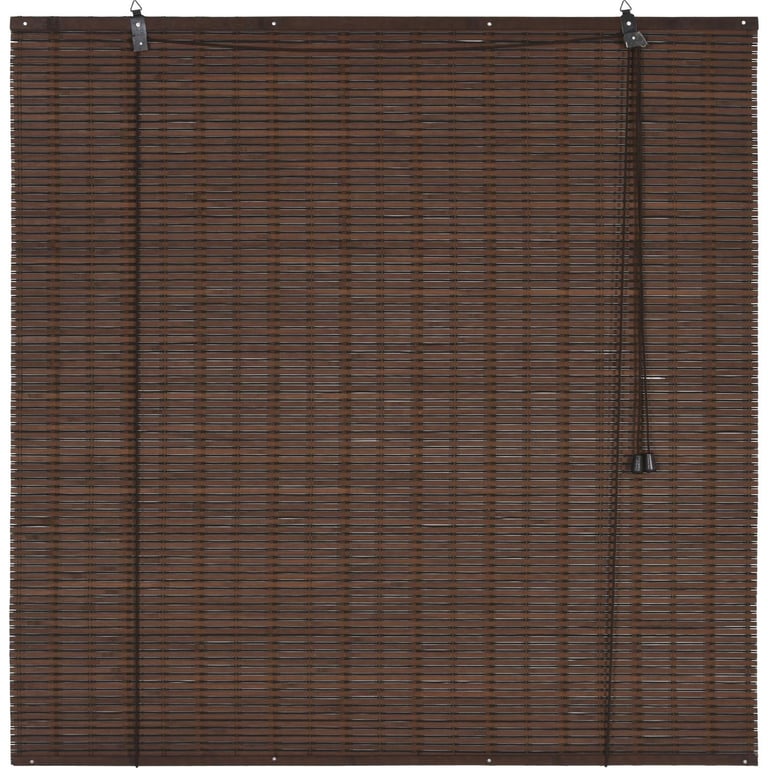 Cortina roller bambú café oscuro | Sodimac - Falabella