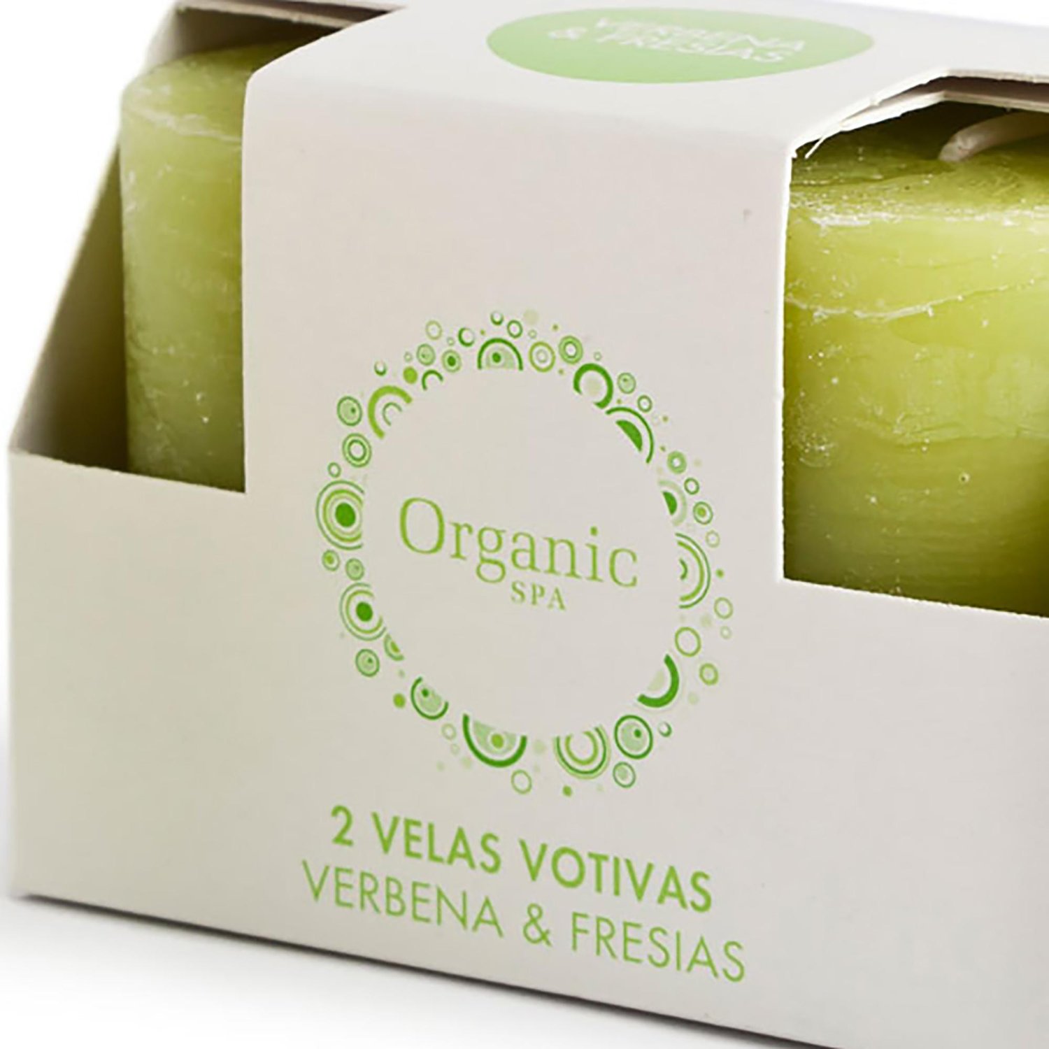 Set de velas verbena fresias 2 unidades verde claro | Sodimac - Falabella