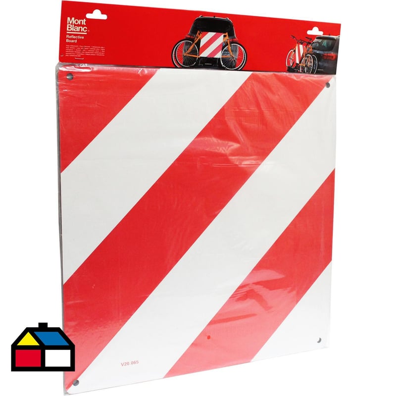 Placa reflectante para portabicicleta plástico negro | Sodimac - Falabella