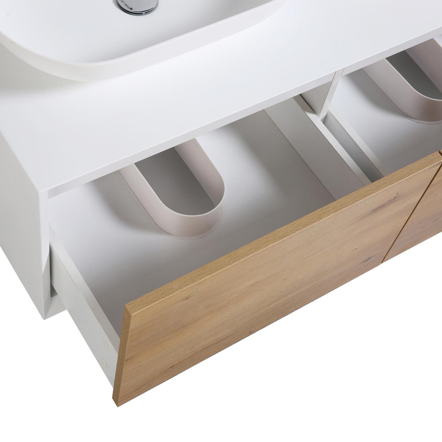 Mueble vanitorio doble 1,2 m blanco madera | Sodimac - Falabella