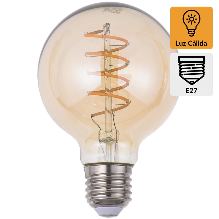 Ampolleta Led Filamentos 4 W E27 370 lm Luz Cálida | Sodimac - Falabella