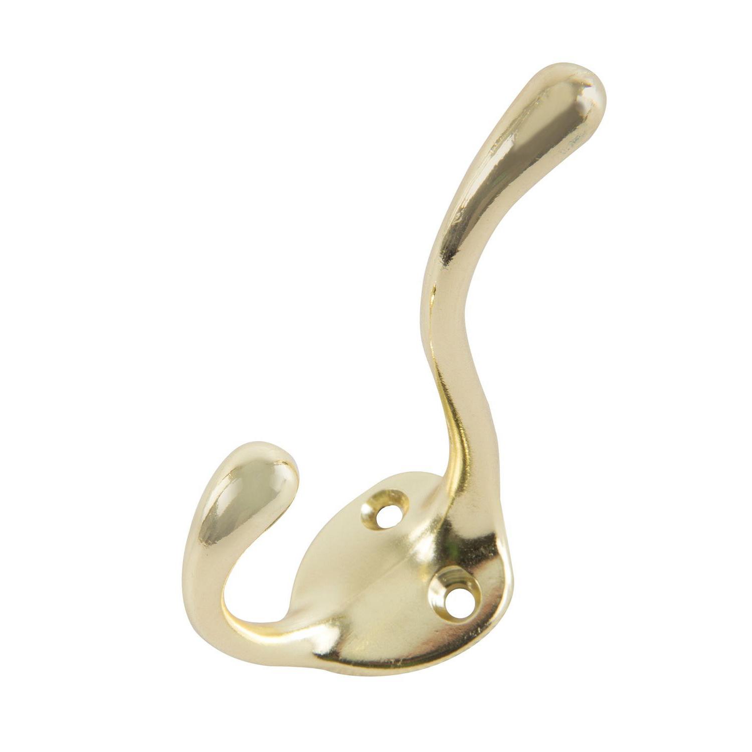 Gancho Percha Doble Metal Dorado | Sodimac - Falabella