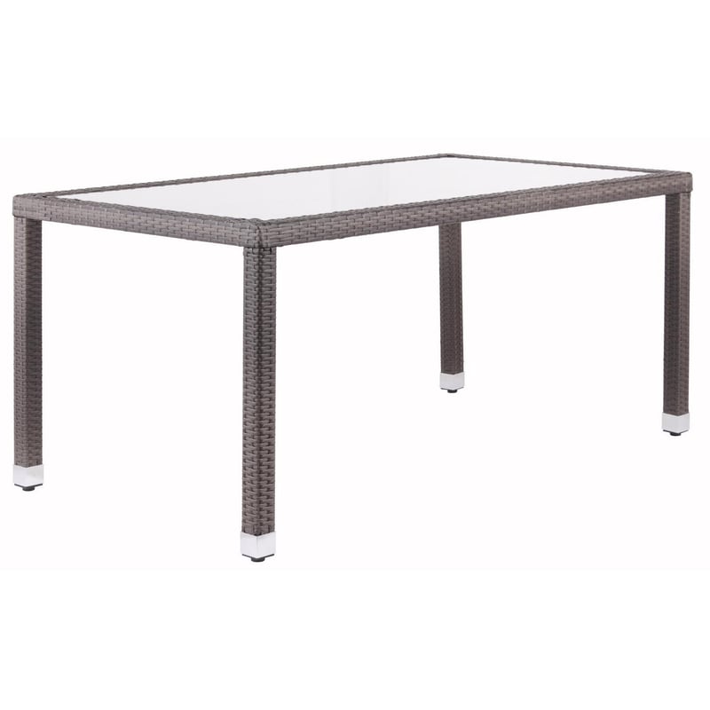 Mesa de Terraza Rectangular Metal 90x75x160 cm Café | Sodimac - Falabella