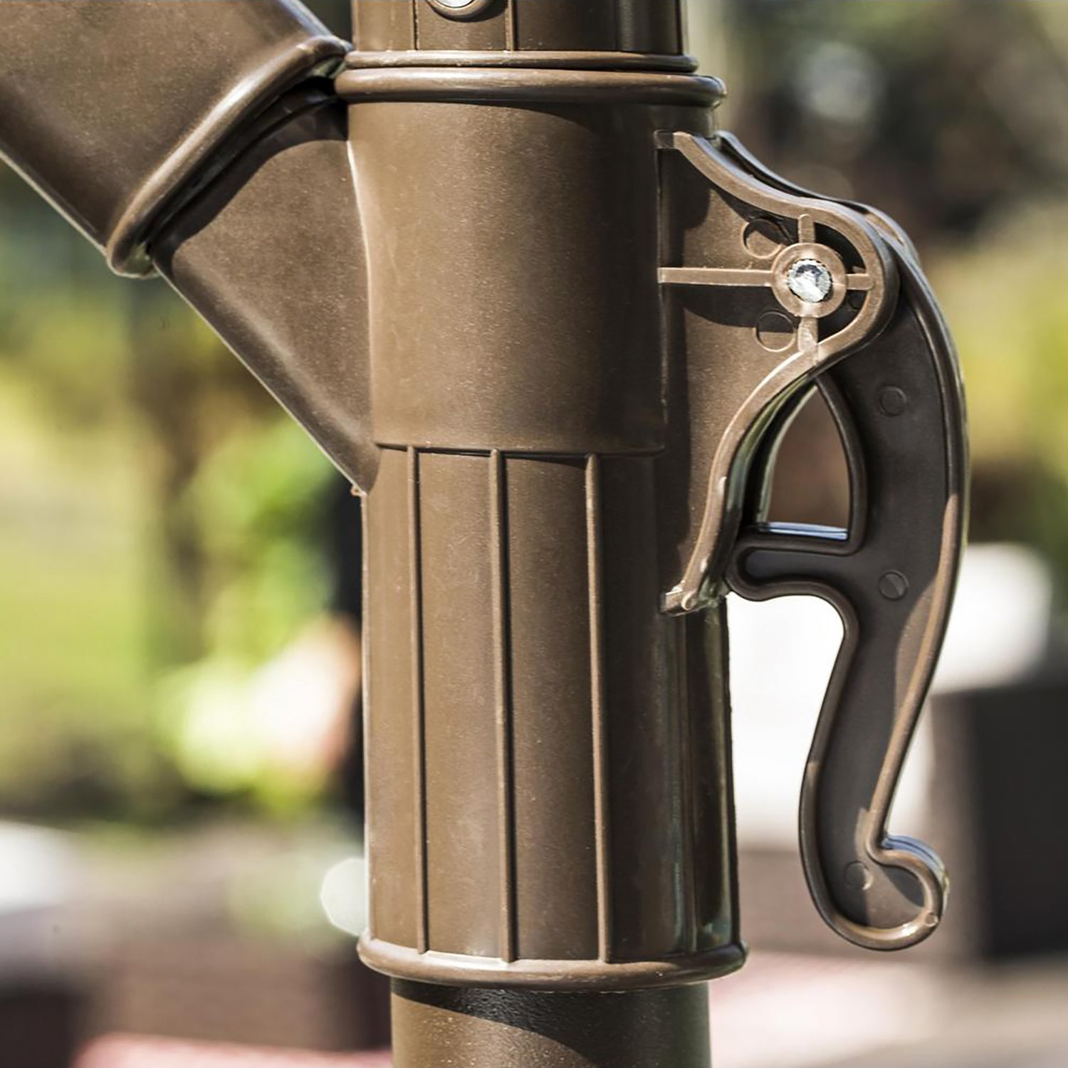 Quitasol Lateral Metal 2.7x2.45 metros Natural | Sodimac - Falabella