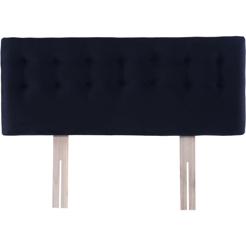 Respaldo de cama 2 plazas botone negro | Sodimac - Falabella