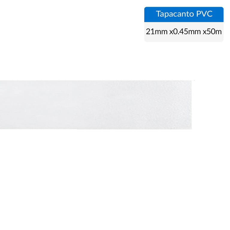 Tapacanto PVC Blanco 21x0,45 mm 50 m | Sodimac - Falabella