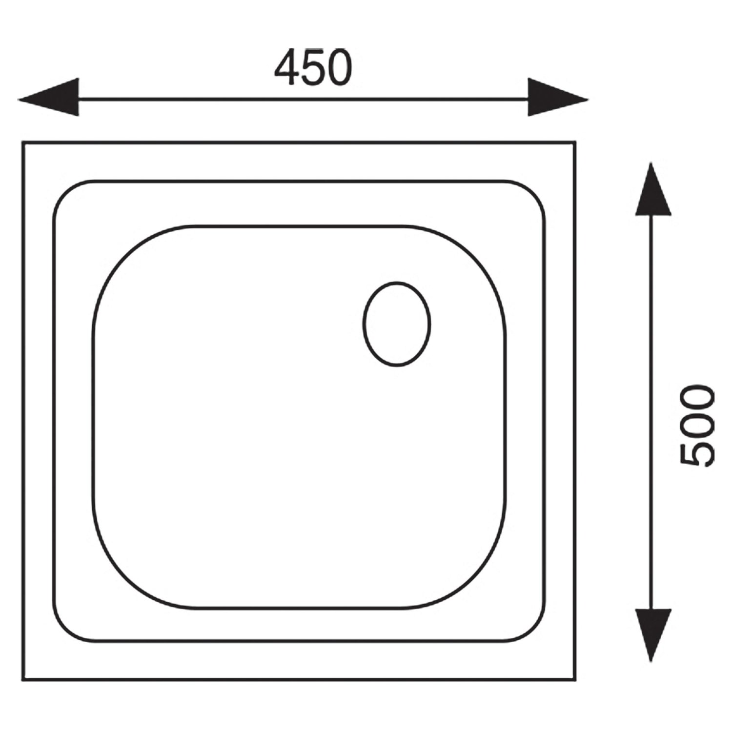Lavacopas 1 Cubeta(s) 45x22x50 cm Acero inoxidable | Sodimac - Falabella