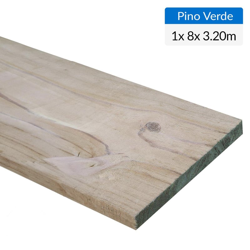Pino Dimensionado Verde 1x8 3,2 m | Sodimac - Falabella
