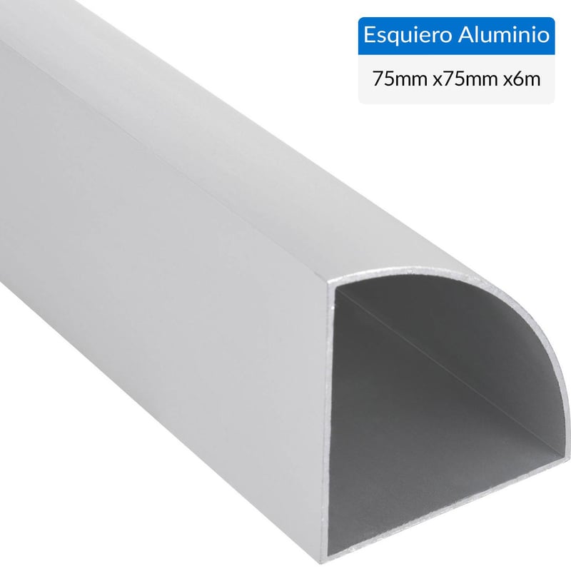 Esquinero Gris Aluminio 75x75x1,2 mm 6 m | Sodimac - Falabella