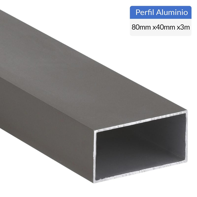 Perfil Tubular Gris Aluminio 40x1 mm 3 m | Sodimac - Falabella