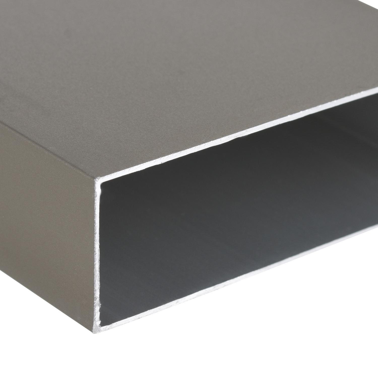 Perfil Tubular Café Aluminio 50x13x1 mm 6 m | Sodimac - Falabella