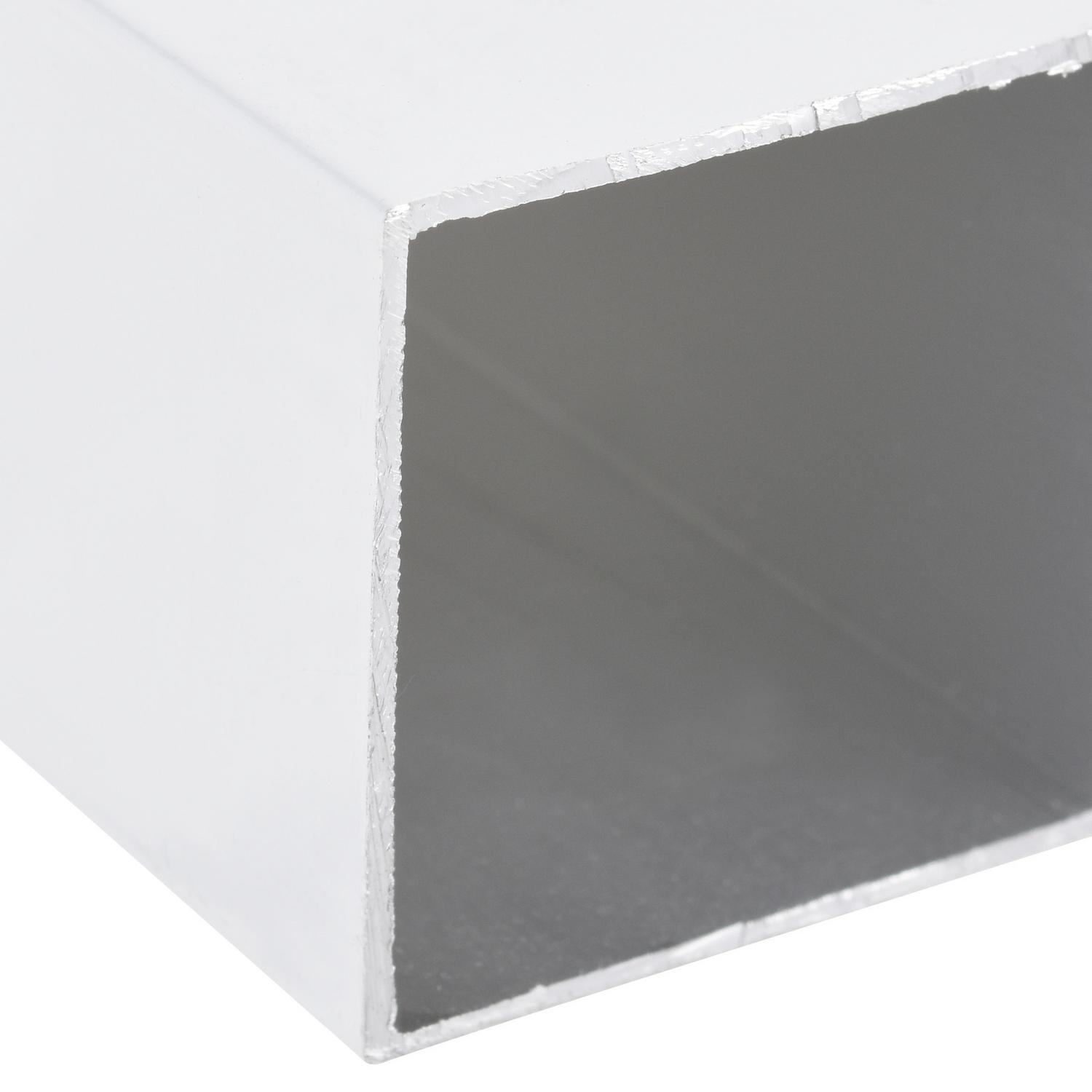 Perfil Tubular Blanco Aluminio 25x25x1 mm 3 m | Sodimac - Falabella