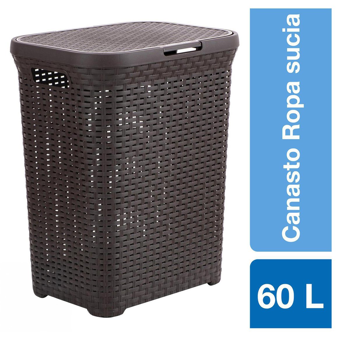Canasto para Ropa 44x56x35 cm 60 l Café | Sodimac - Falabella