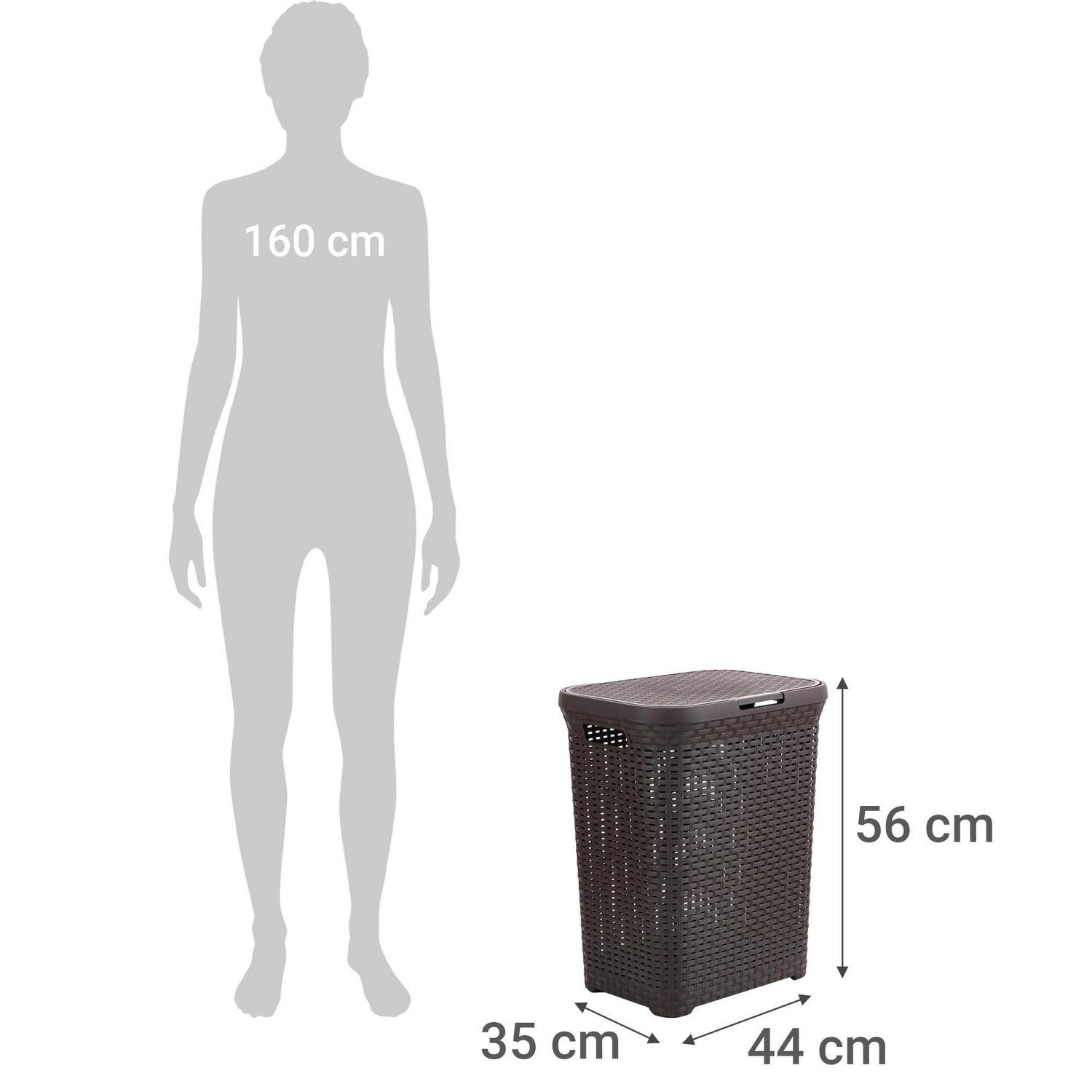 Canasto para Ropa 44x56x35 cm 60 l Café | Sodimac - Falabella