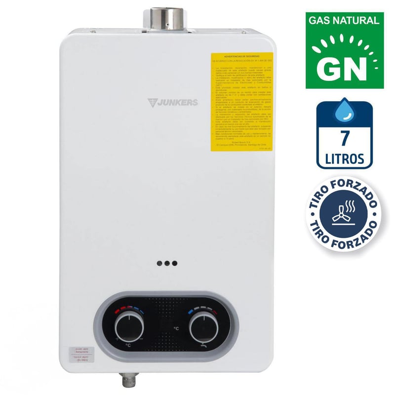 Calefont Gas Natural 7 Litros Tiro Forzado Microturbina | Sodimac ...