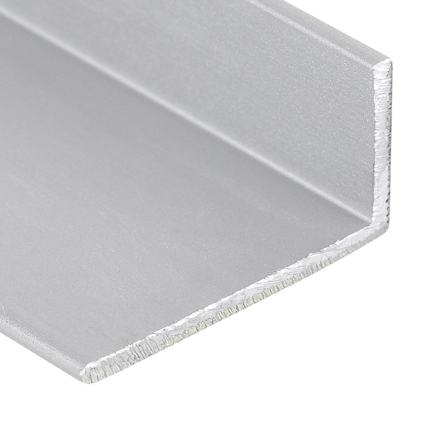 Pack Ángulo 6 Unidades Gris Aluminio 20x10x1,3 mm 6 m | Sodimac - Falabella