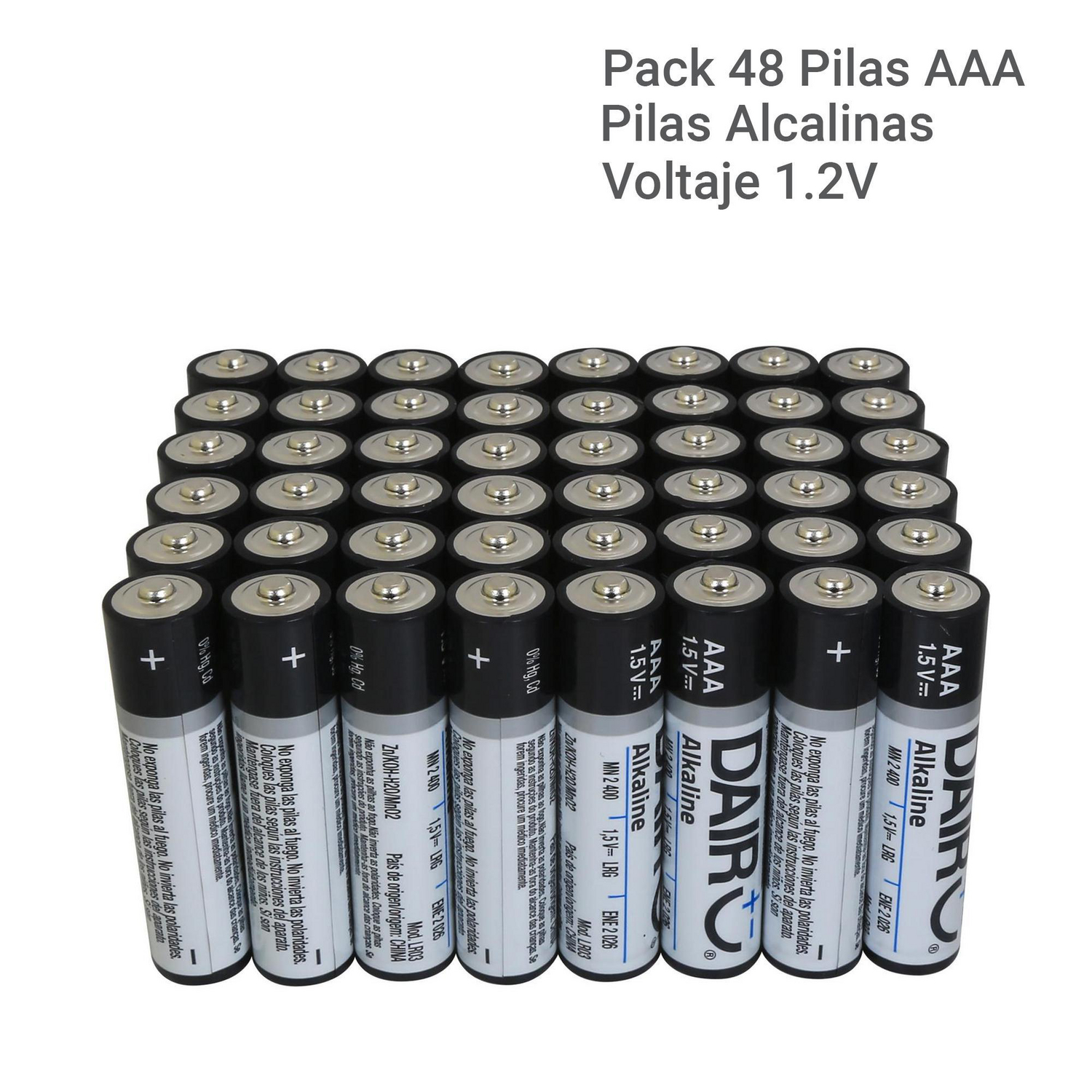 Pack de 48 pilas AAA | Sodimac Chile