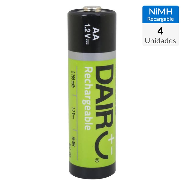 Pila recargable AAx4 | Sodimac - Falabella