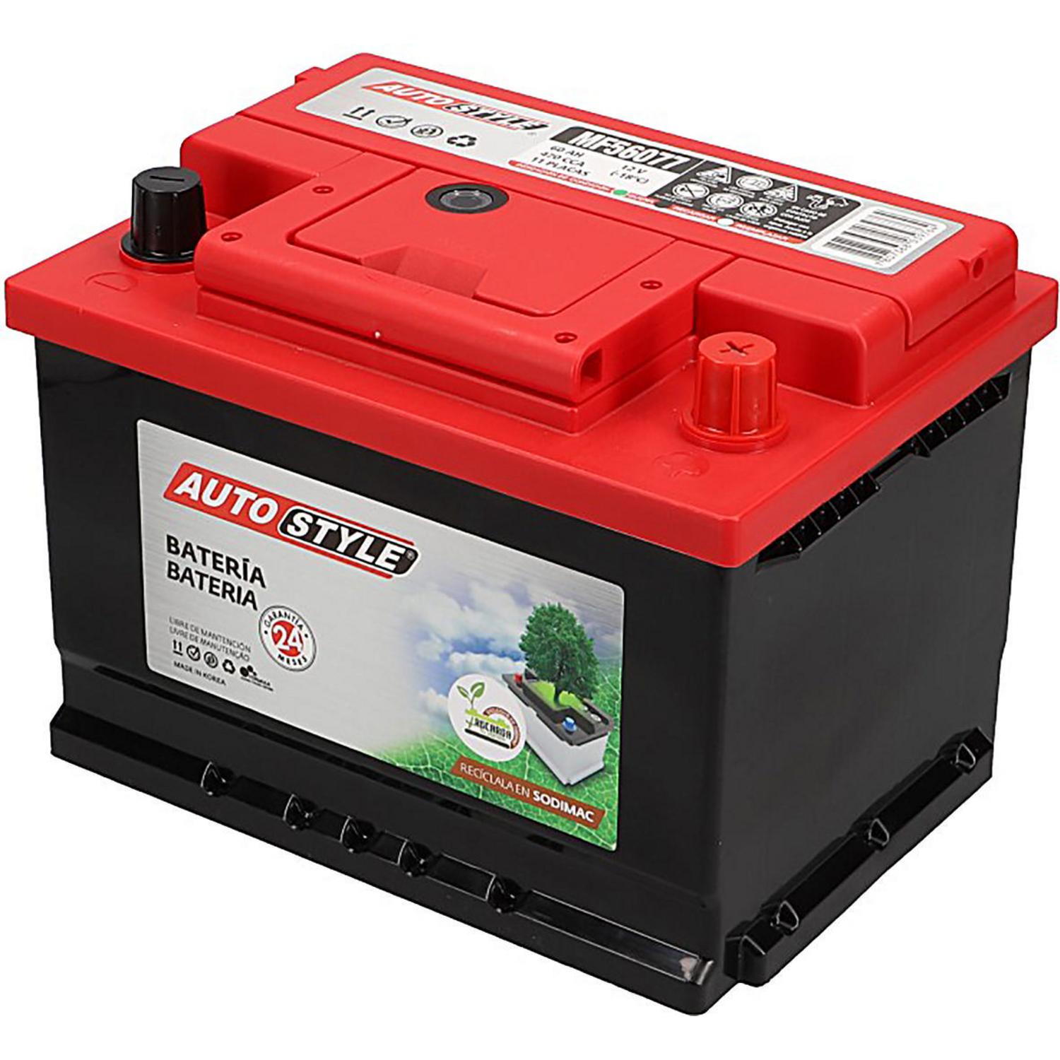 Batería de Automóvil 60 Ah Positivo Derecho 470 CCA | Sodimac Chile