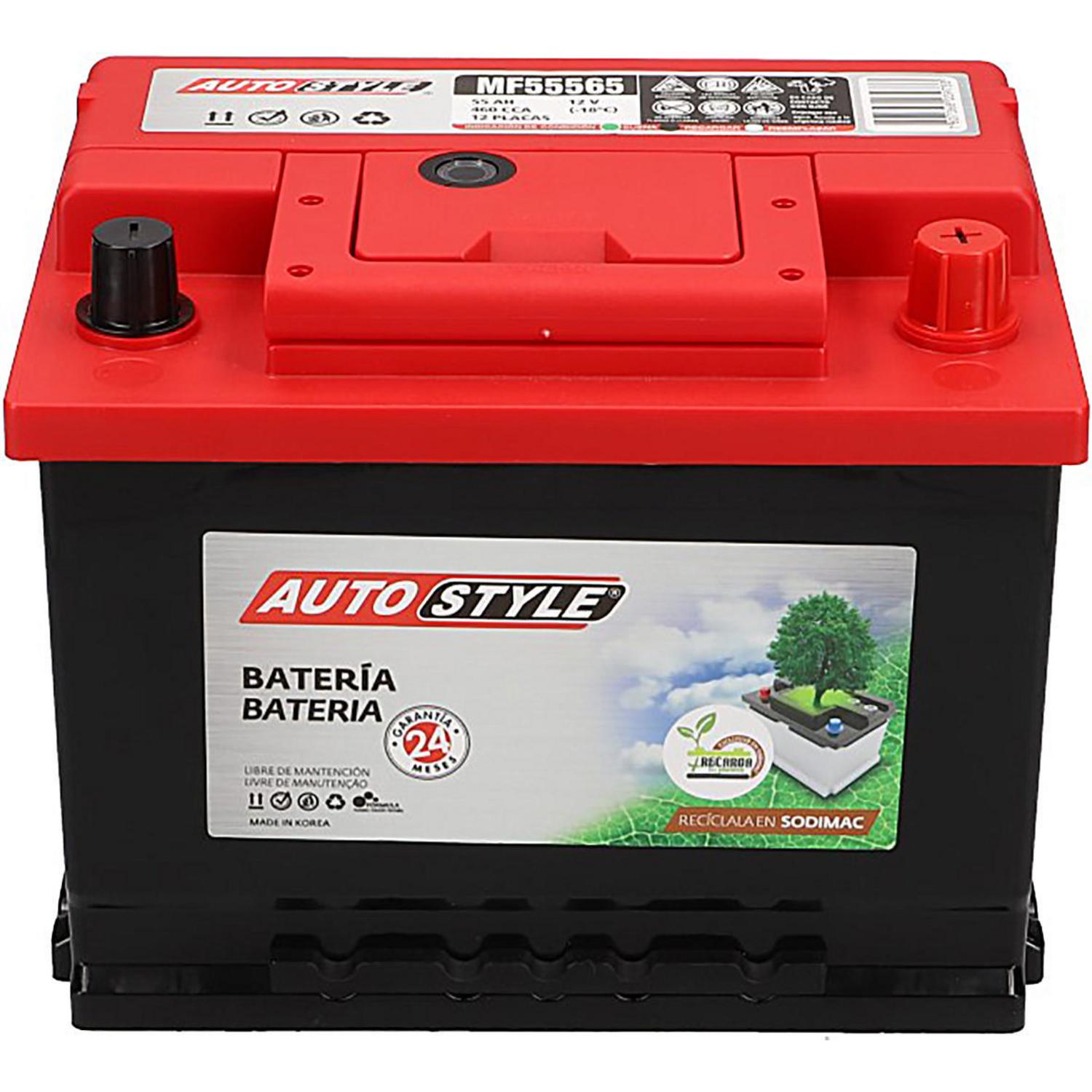 Batería de Automóvil 55 Ah Positivo Izquierdo 460 CCA | Sodimac - Falabella