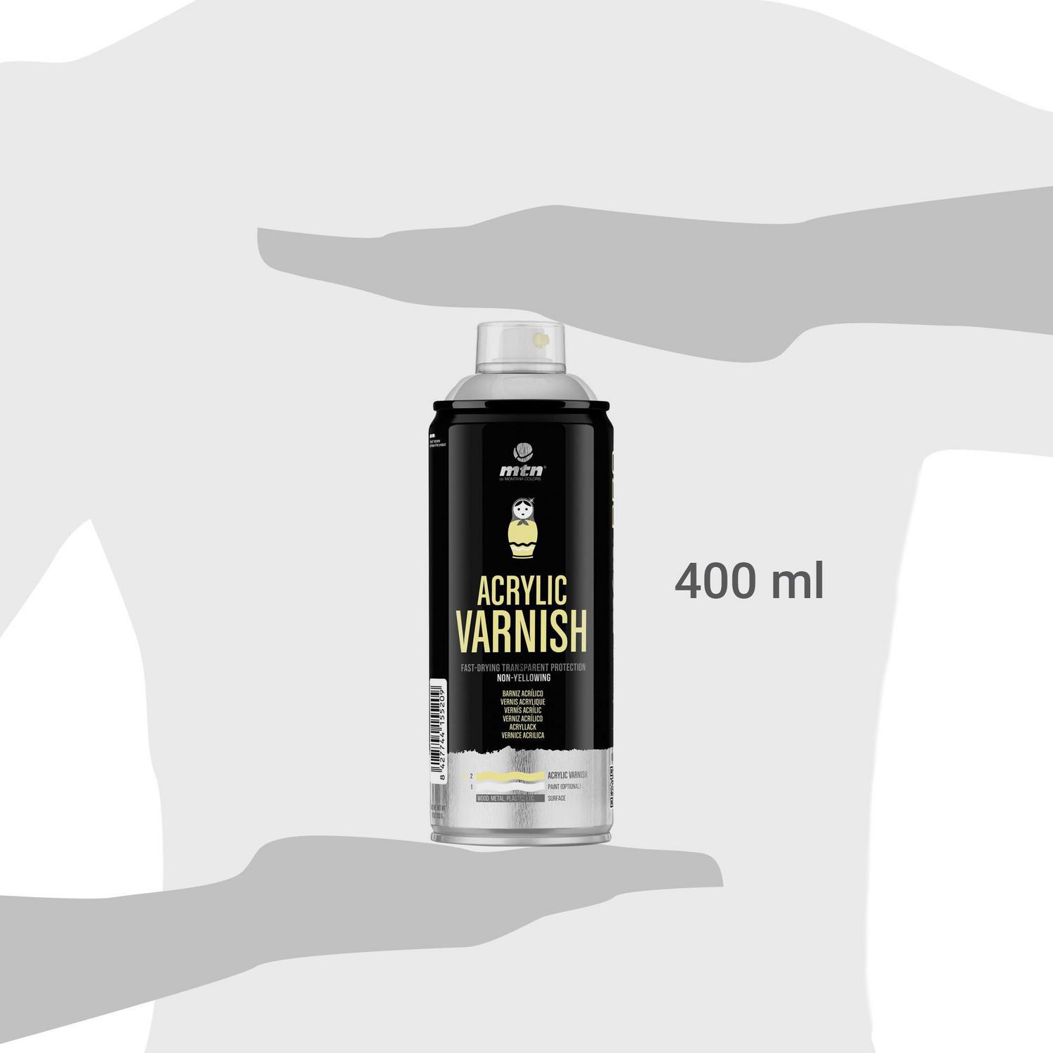 Barniz Acrílico Spray Mate 400 ml Transparente mate | Sodimac - Falabella