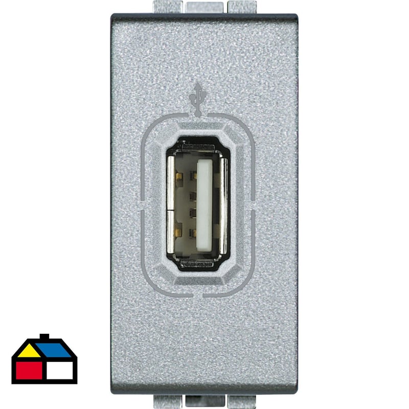 Conector USB 1 módulo tech | Sodimac - Falabella