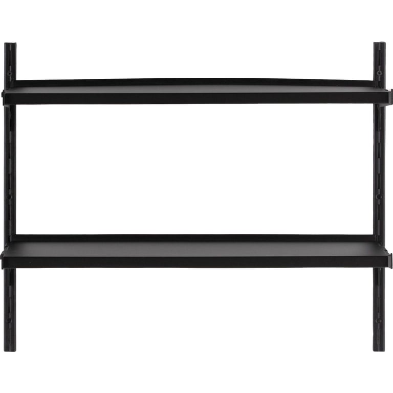 Kit Repisa Graduable Metal 2 Nivel(es) 60x3.3x20 cm Negro | Sodimac ...