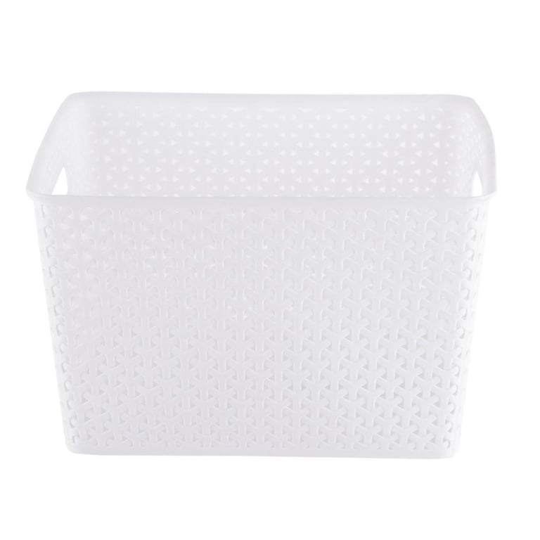Canasto Ratán 30x22.5x35.5 cm 6 l Blanco | Sodimac - Falabella