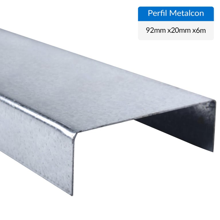 Perfil U Metalcon Estructural Metal 92x20x0.85 mm 6 m | Sodimac - Falabella
