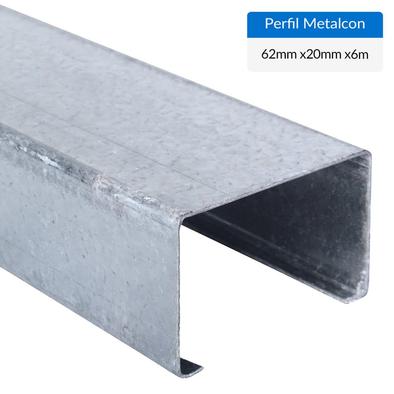 Perfil C Metalcon Estructural Metal 62x20x0.85 mm 6 m | Sodimac - Falabella