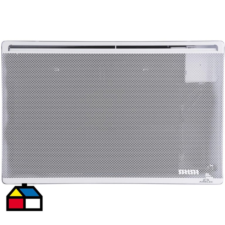 Calefactor Eléctrico Radiante de Pared 1000 W Radiación Blanco ...