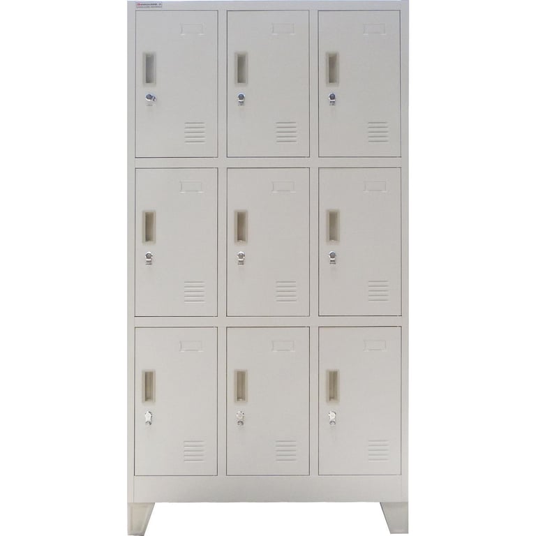 Locker con Portacandado 9 Puerta(s) 83x170x45 cm Gris Perla | Sodimac ...
