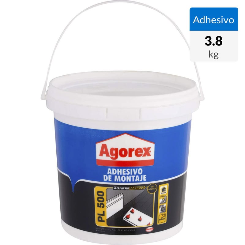 Adhesivo de montaje Agorex 3,8 kg | Sodimac - Falabella