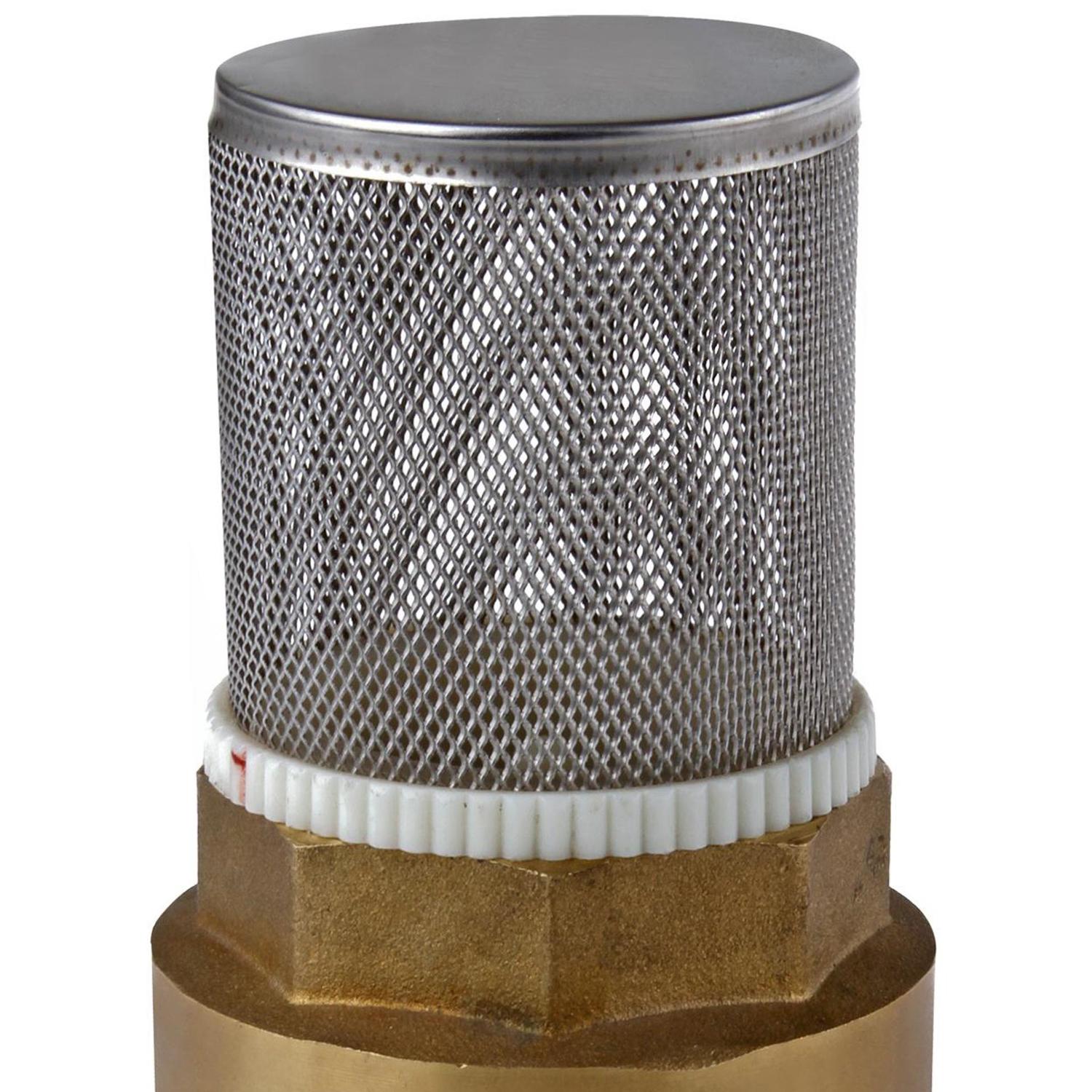 Válvula pie con filtro 1 1/2" HI acero | Sodimac - Falabella