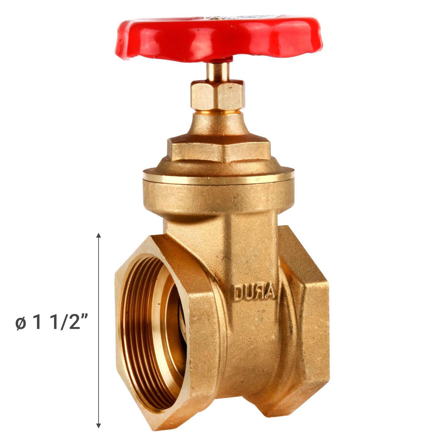 Válvula compuerta 1 1/2" HI bronce | Sodimac - Falabella