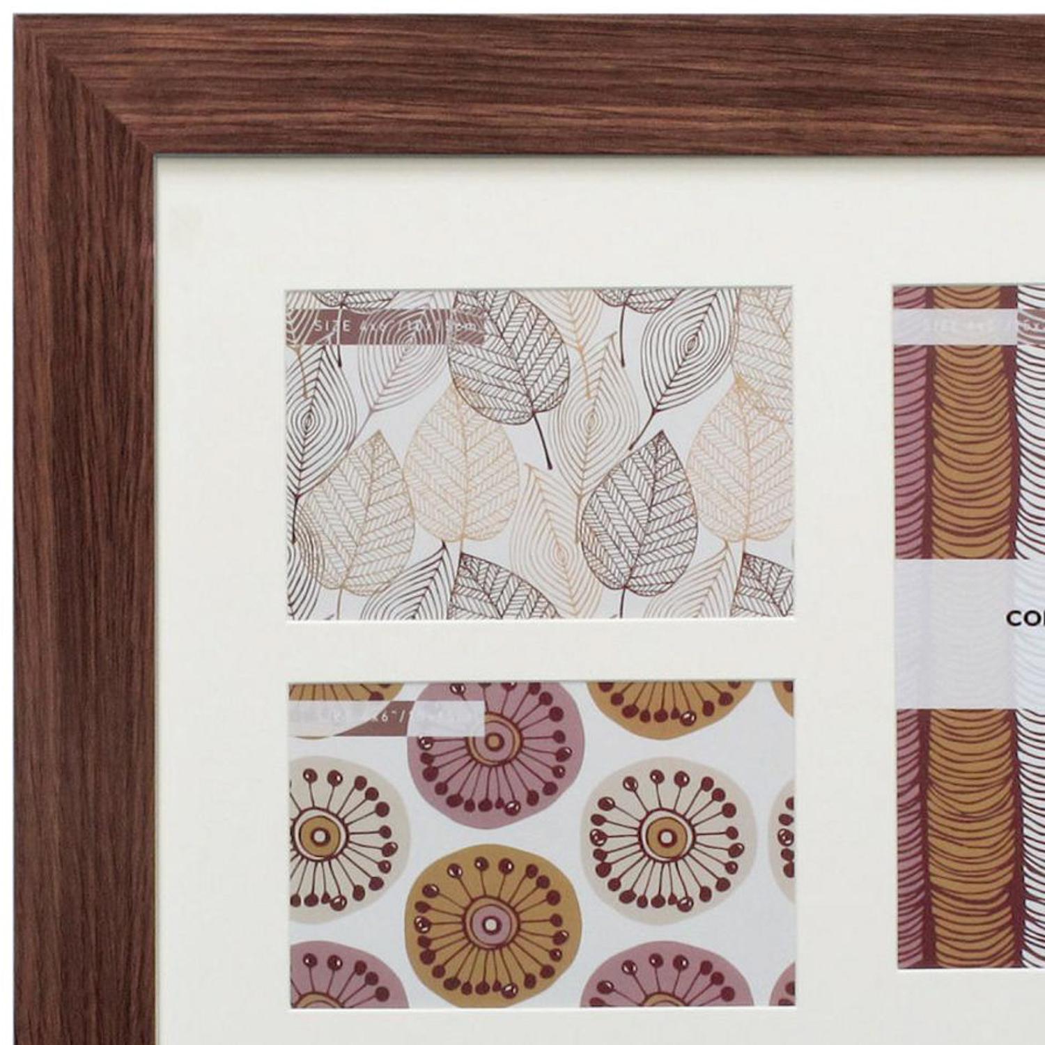 Marco collage plástico café oscuro 40x40 cm | Sodimac - Falabella