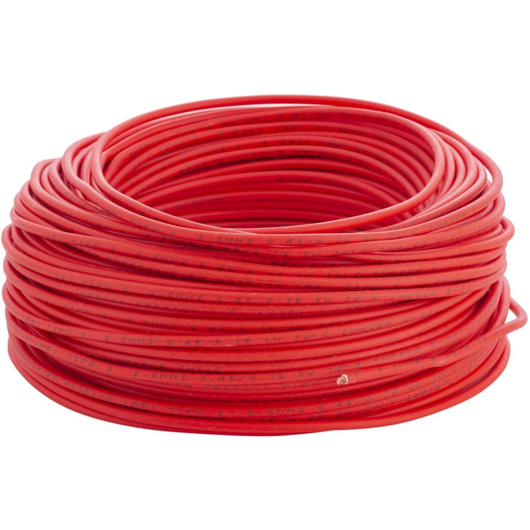 Cable libre de halógenos (H07Z1K) 2,5 mm2 50 m Rojo | Sodimac - Falabella
