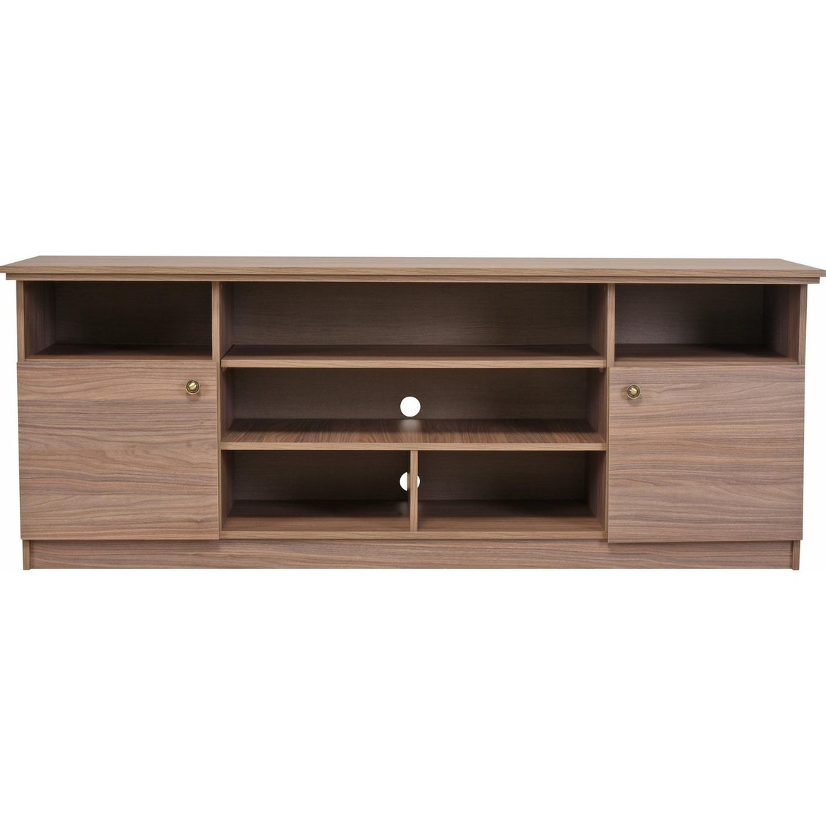 Rack clasico 65x48x170 cm walnut | Sodimac - Falabella