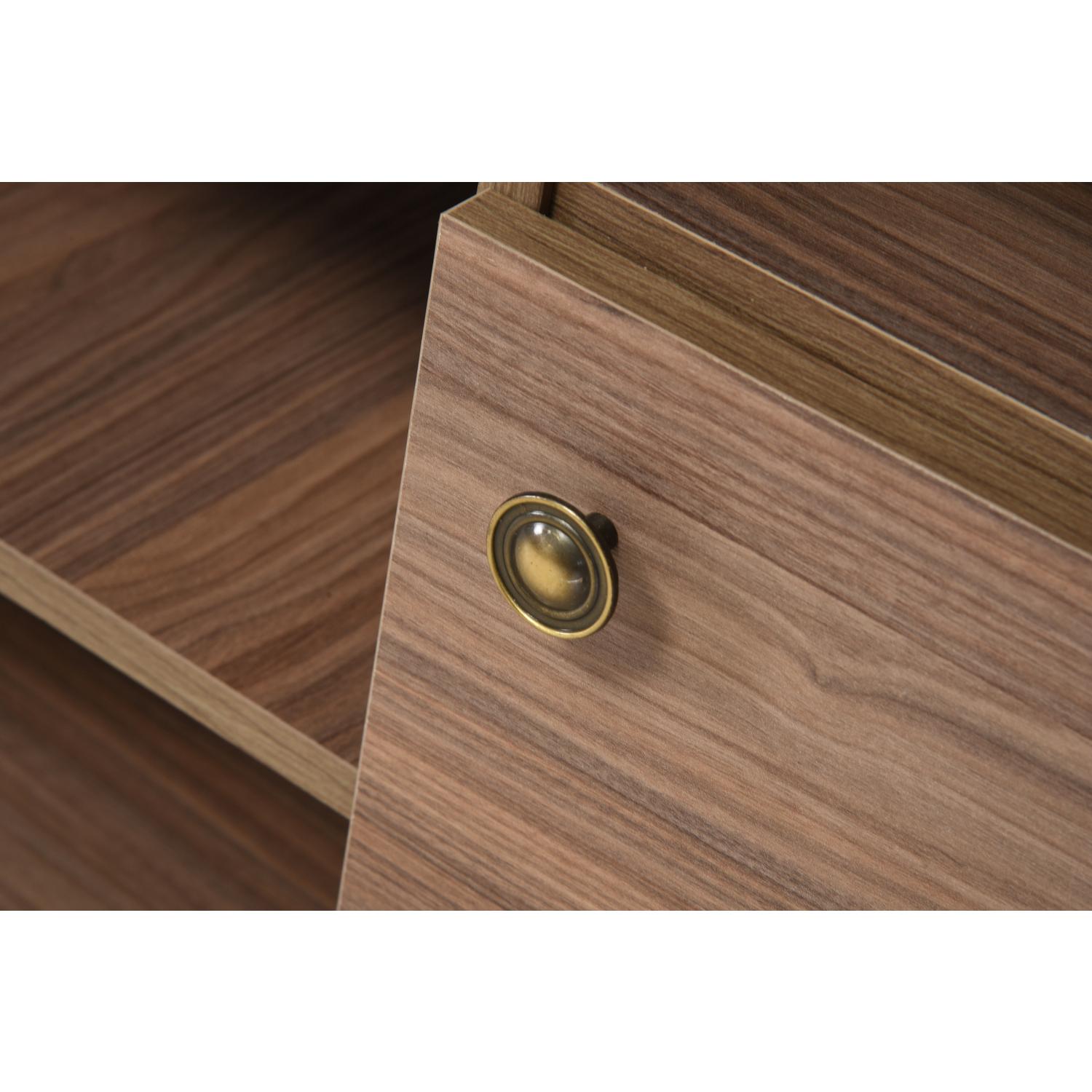 Rack clasico 65x48x170 cm walnut | Sodimac - Falabella