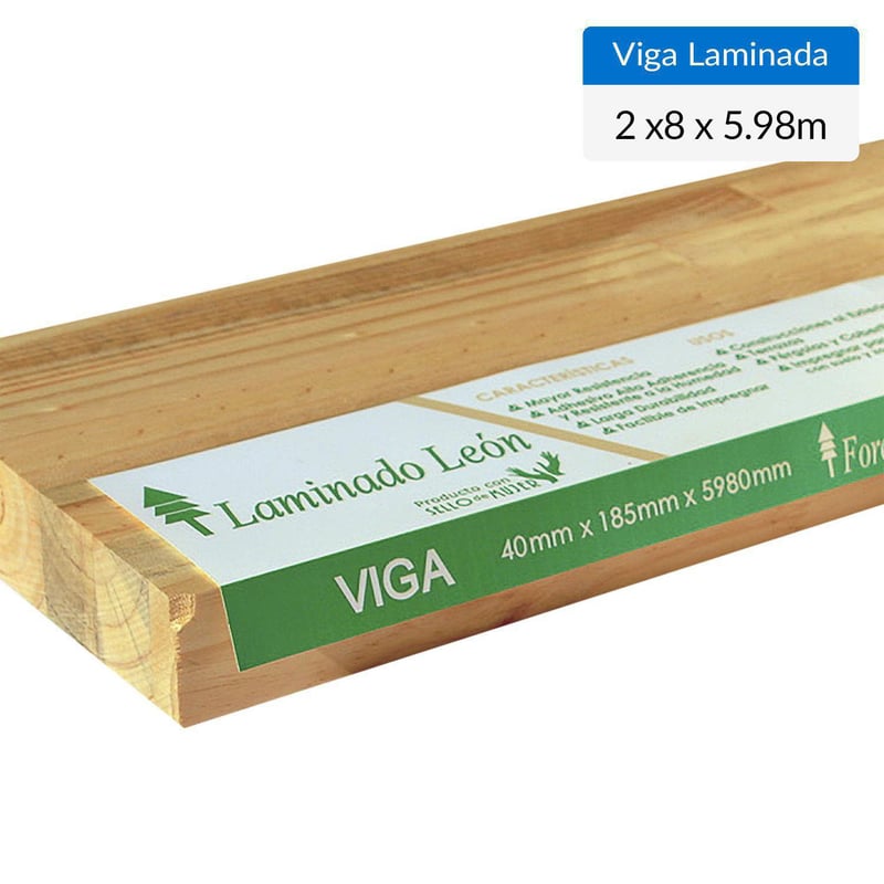 Viga Laminada Madera Natural | Sodimac - Falabella