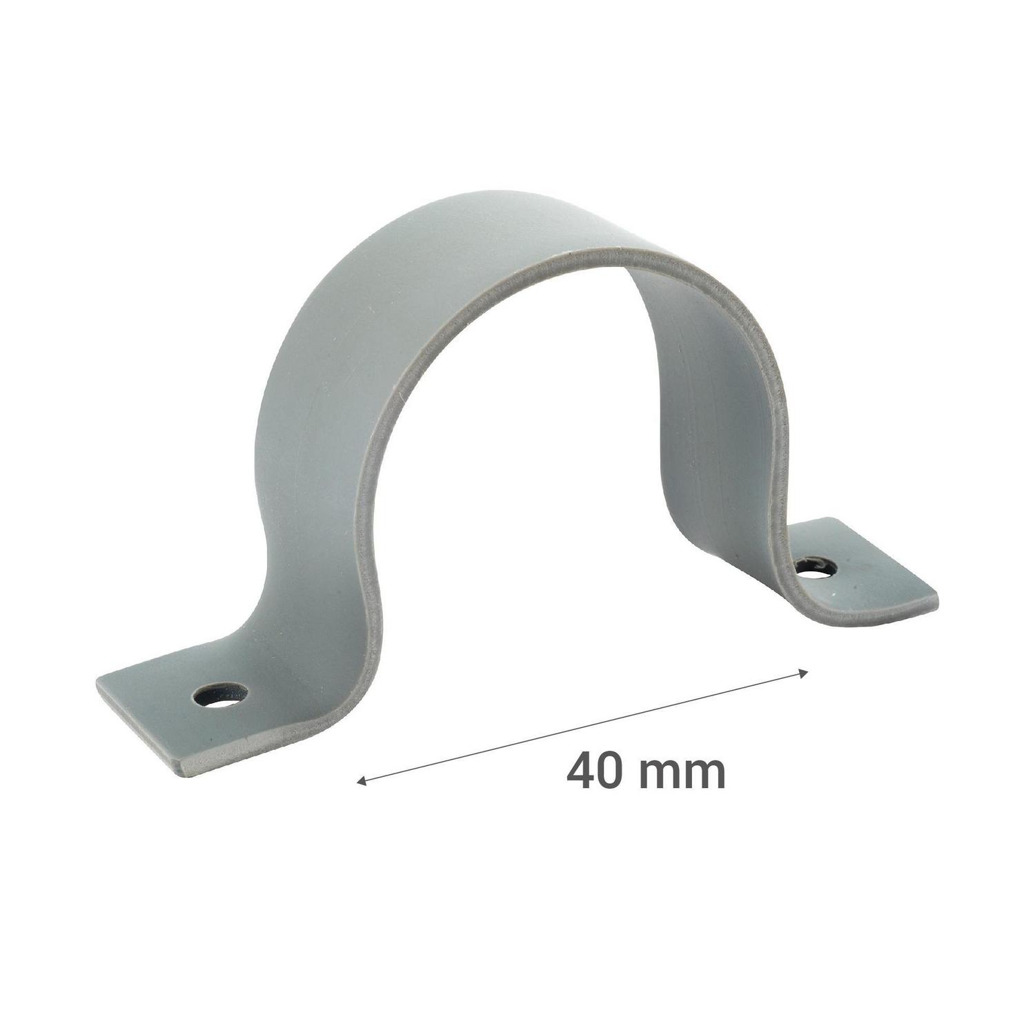 Abrazadera Pack PVC-S 40mm Gris 5u | Sodimac - Falabella