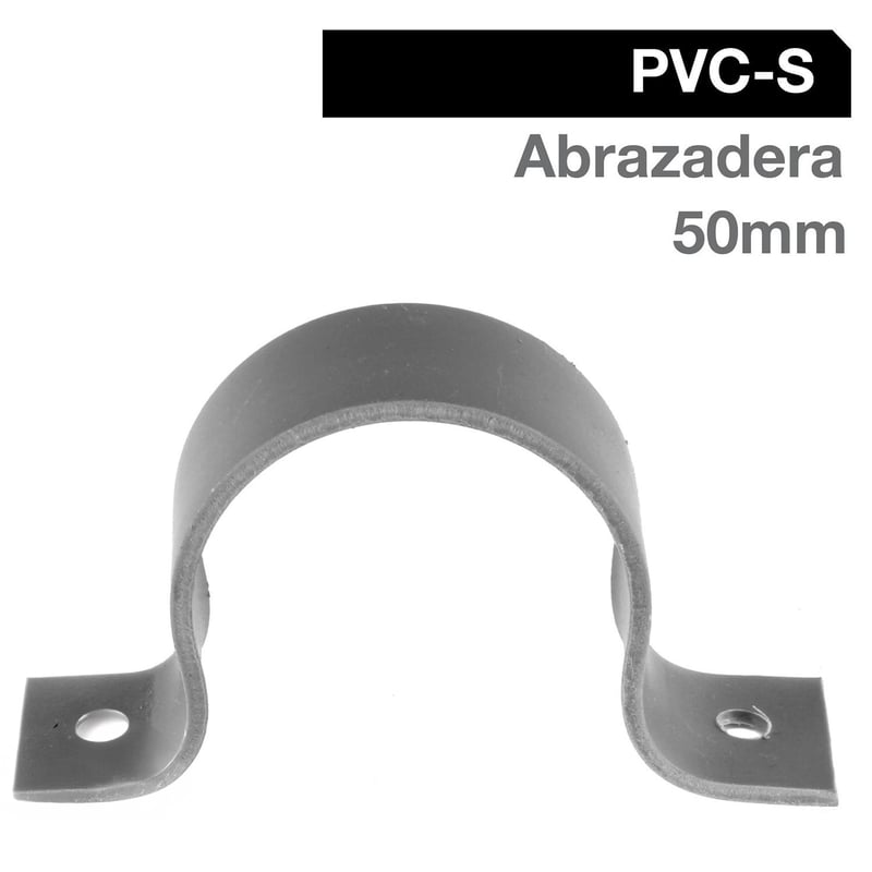 Abrazadera Pack PVC-S 50mm Gris 5u | Sodimac - Falabella