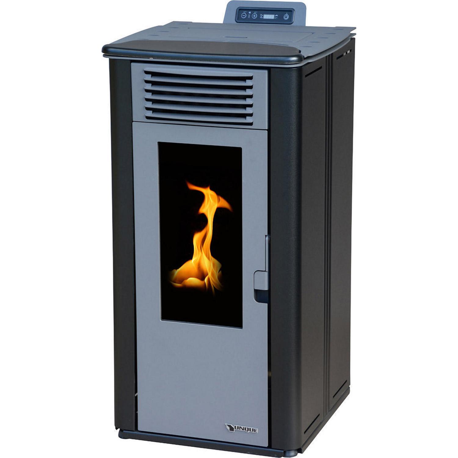 Estufa Pellet Italiana Alaska 850 Negro | Sodimac - Falabella