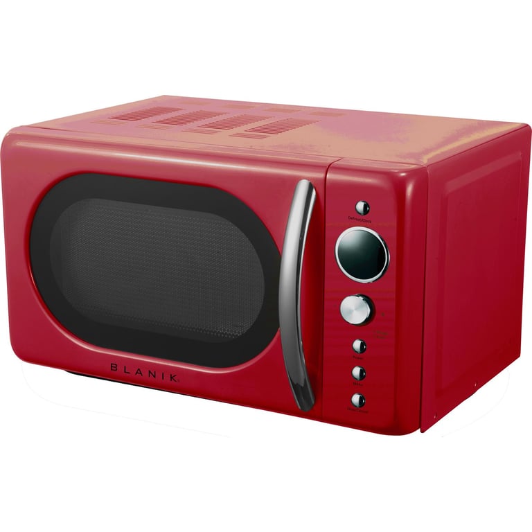 Horno microondas análogo 20 litros rojo | Sodimac Chile